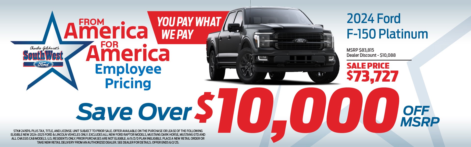 Ford Dealership in Weatherford TX | Serving Weatherford and Mineral ...